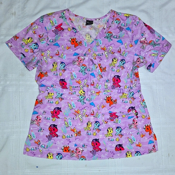 koi | Other | Koi Tokidoki Scrub Set In Lavender Large Medium Top Small ...